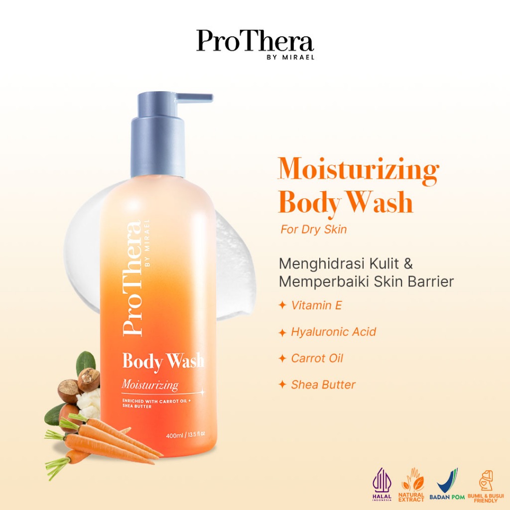 Jual ProThera By Mirael Moisturizing Carrot Shea Butter Body Wash ...