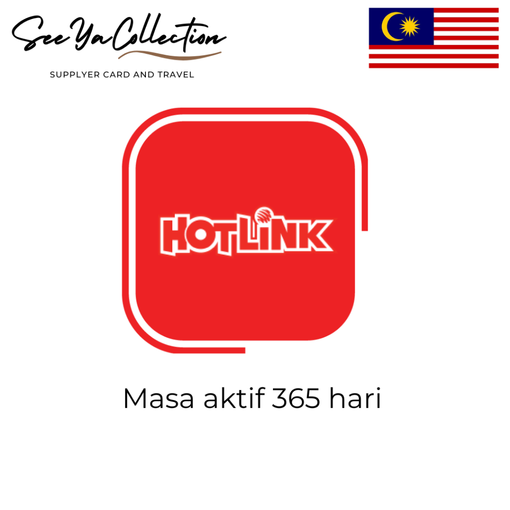 Jual Kartu Perdana Malaysia - Maxis/Hotlink - Masa Aktif 365 hari ...