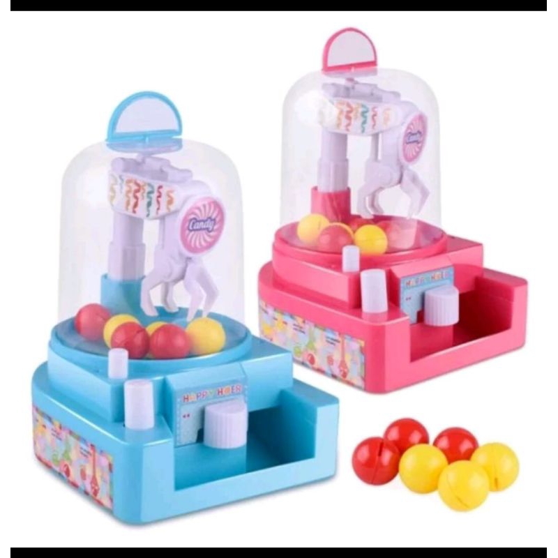 Jual Mainan Anak Mesin Pencapit Bola Mini - Game Claw Machine Candy ...