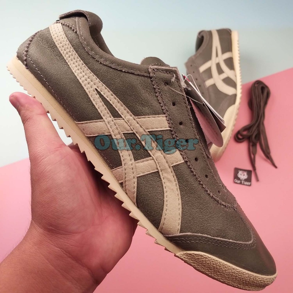 Jual Sepatu Onitsuka Tiger Mexico 66 DELUXE JAPAN Coklat Cream Premium Quality | Shopee Indonesia