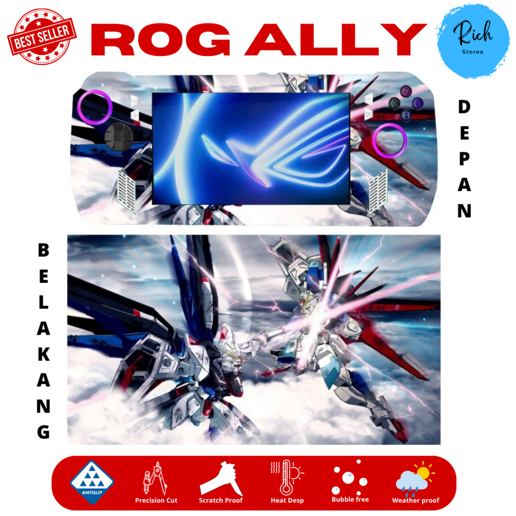 Jual Sticker Garskin Asus ROG Ally Gaming Stiker ROG Ally gaming ...