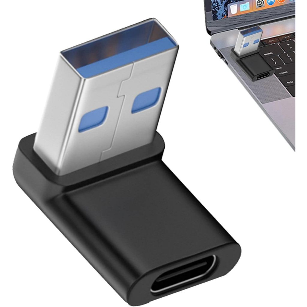 Jual USB 3.1 to Type C Male or Type C Female OTG 90 Degree Adapter ...
