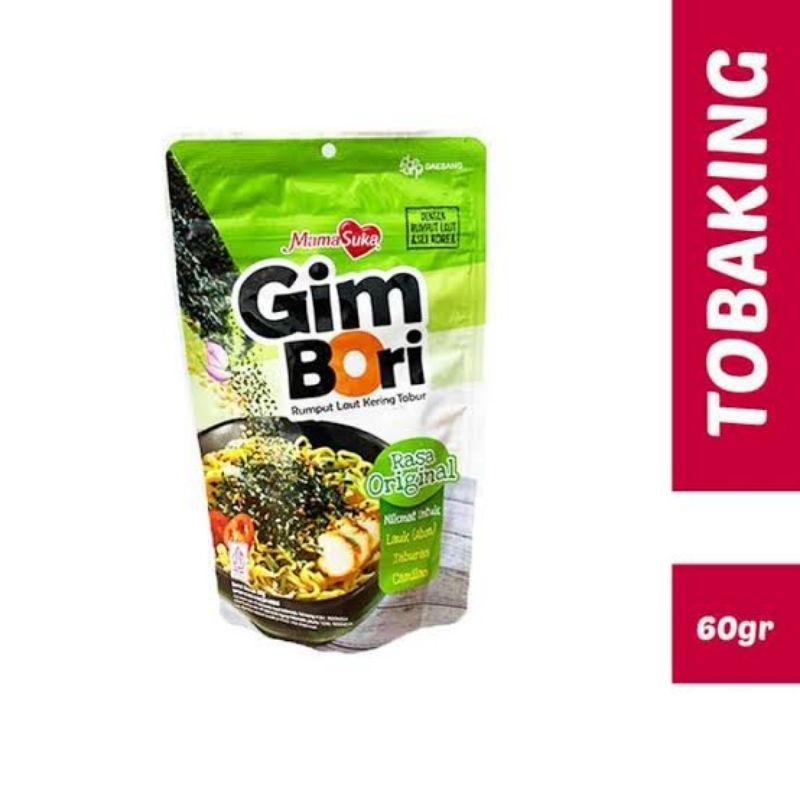 Jual Mama suka Gimbori 60 Gram Rumput Laut Kering Tabur | Shopee Indonesia