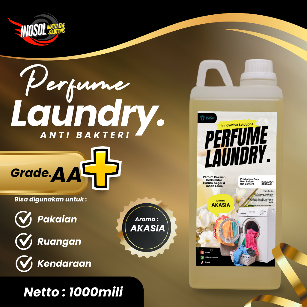 Jual PARFUM LAUNDRY GRADE GOLD PREMIUM / Parfum Laundry Grade AA plus premium 1 Liter | Shopee ...