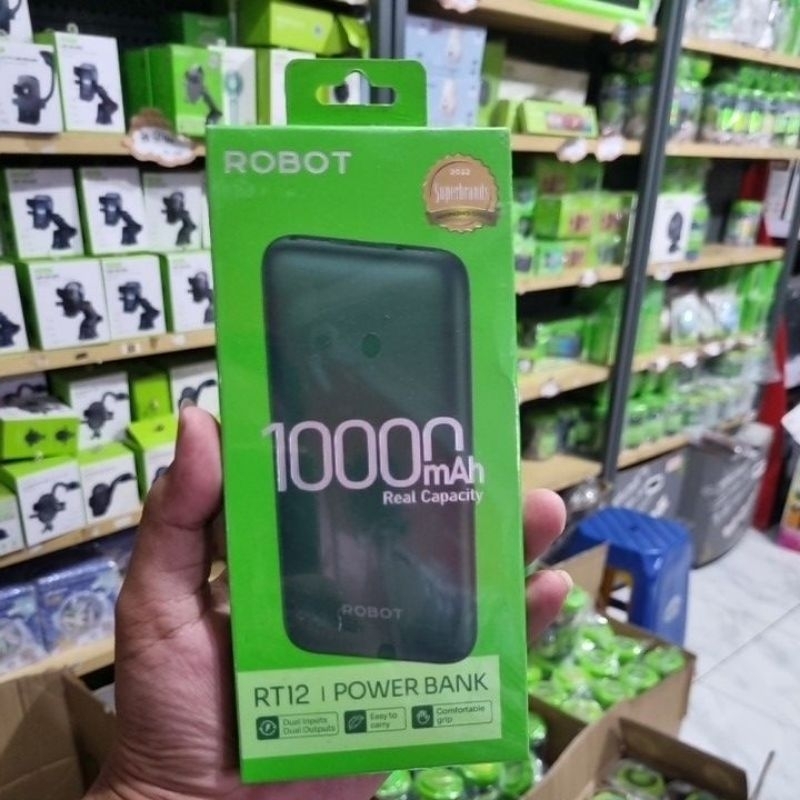 Jual Power Bank ROBOT RT12 10000mAh Dual input Type C & Micro | Shopee ...