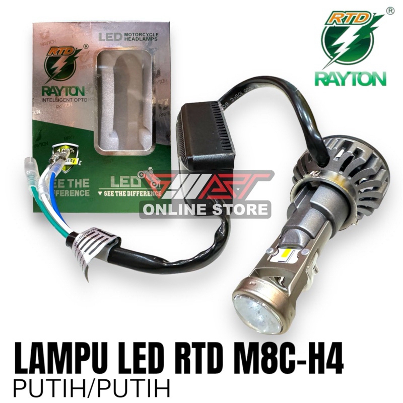 Jual LAMPU LED 6 SISI RTD RAYTON M9 H6 , M8C- H4 BILED 12 VOLT CHAYA ...