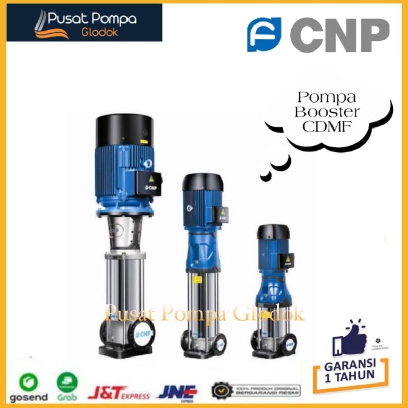 Jual Pompa Air Booster Pump CNP CDMF 5-12 2,2Kw 3Hp 220V 1Phase Pomp ...