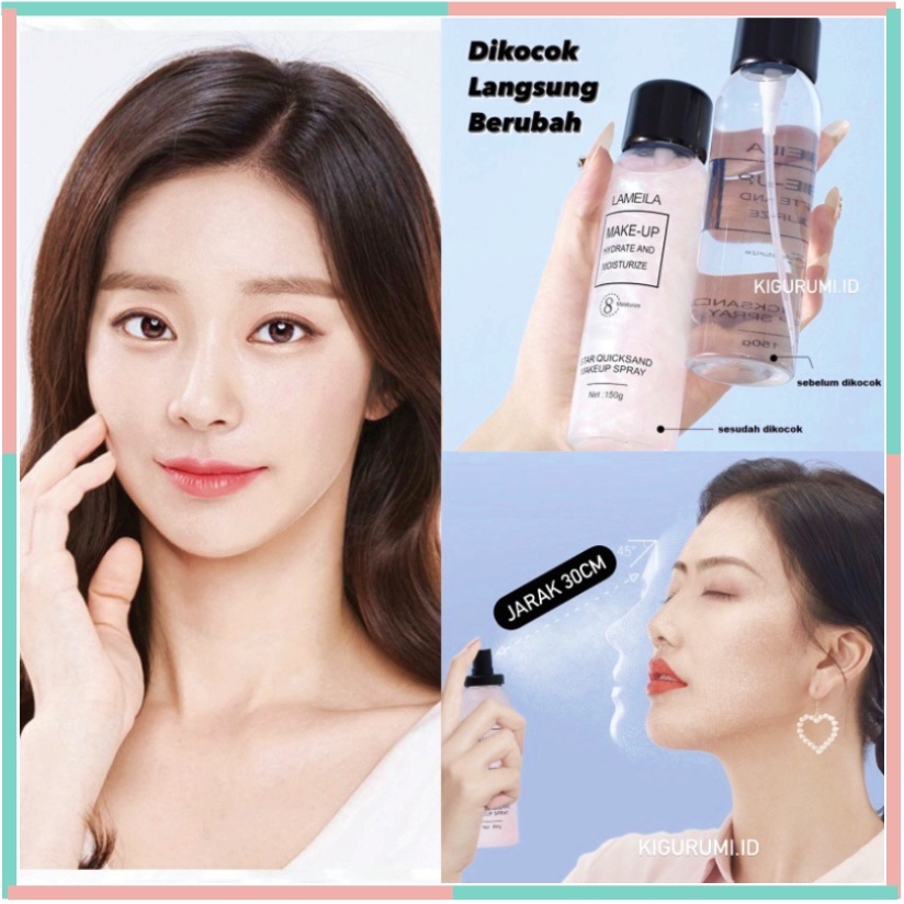 Jual 3018 MAKE UP SETTING SPRAY HYDRATE & MOISTURIZE MAKE UP SETTING LOTION 150ML | Shopee Indonesia