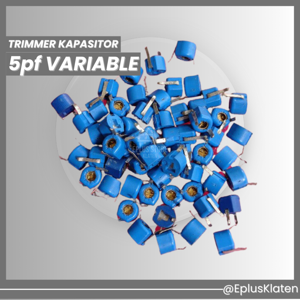 Jual trimer kapasitor variabel 5 pf trimmer capacitor variable 5pf ...