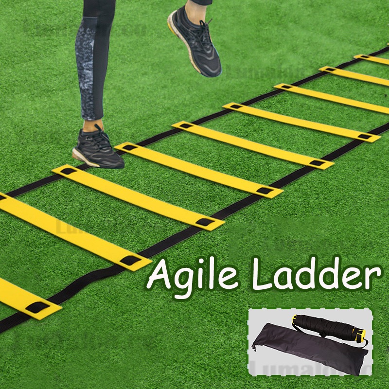 Jual 4/6/8 meter Agility Ladder Peralatan Pelatihan Fisik Tangga Tali ...