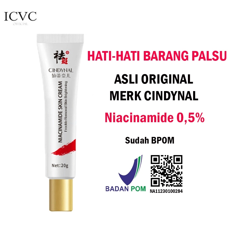 Jual BPOM Cindynal Whitening Freckle Niacinamide Skin Cream Salep Efektif Penghilang Flek Bintik ...