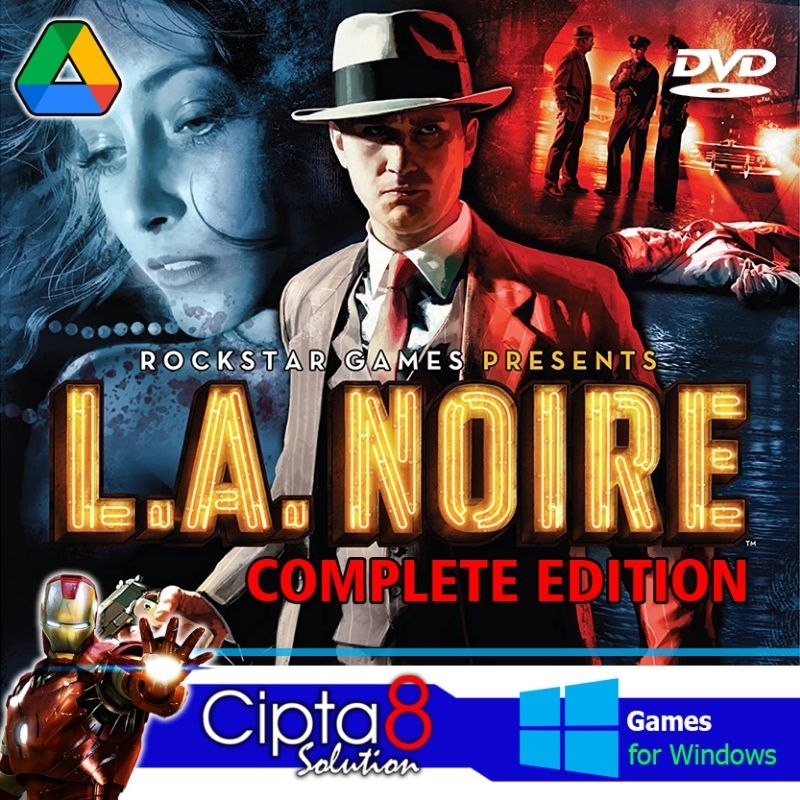 Jual LA NOIRE COMPLETE EDITION V.2675.1 ALL DLC - GAME PC | Shopee ...