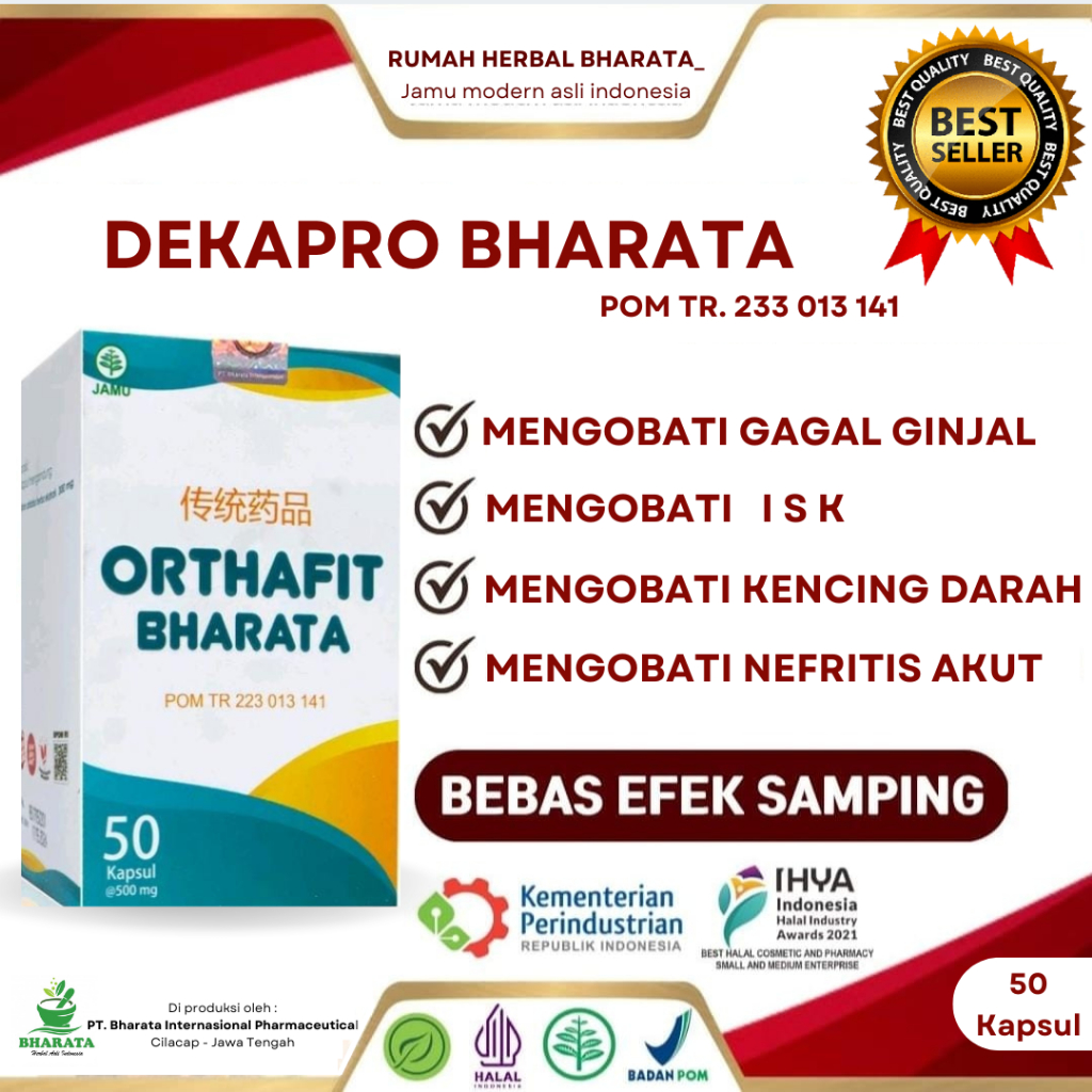 Jual Orthafit Bharata Obat ISK Infeksi Saluran Kemih Kencing Pria Wanita Gagal Ginjal Ampuh 100% ...
