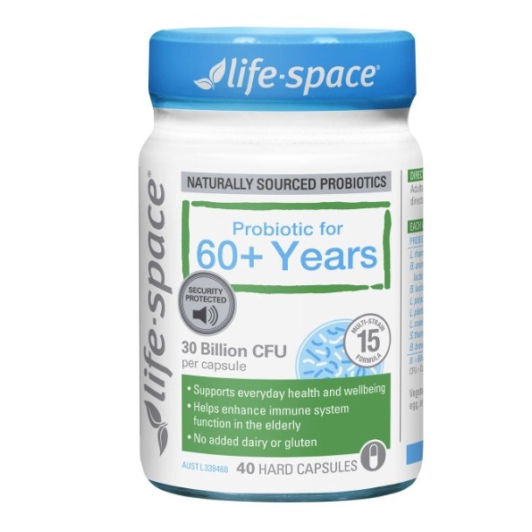 Jual Life Space Probiotic For 60+ Years 40 Capsules/Probiotik Lanjut ...