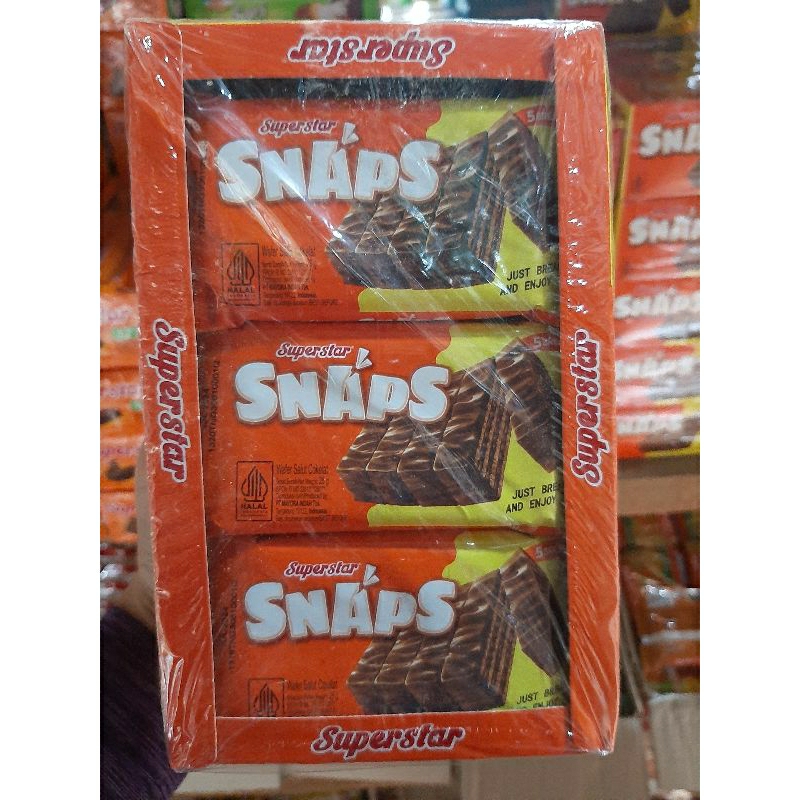 Jual SUPERSTAR SNAP WAFER COKLAT (ISI 12PCS) | Shopee Indonesia