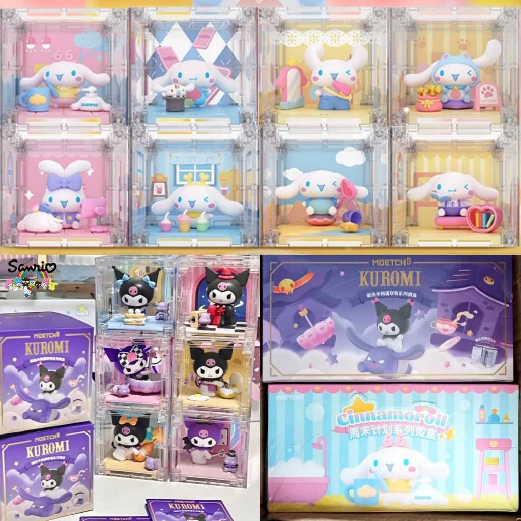 Jual Blindbox Cinnamoroll Kuromi with BOX Original Sanrio figure ...