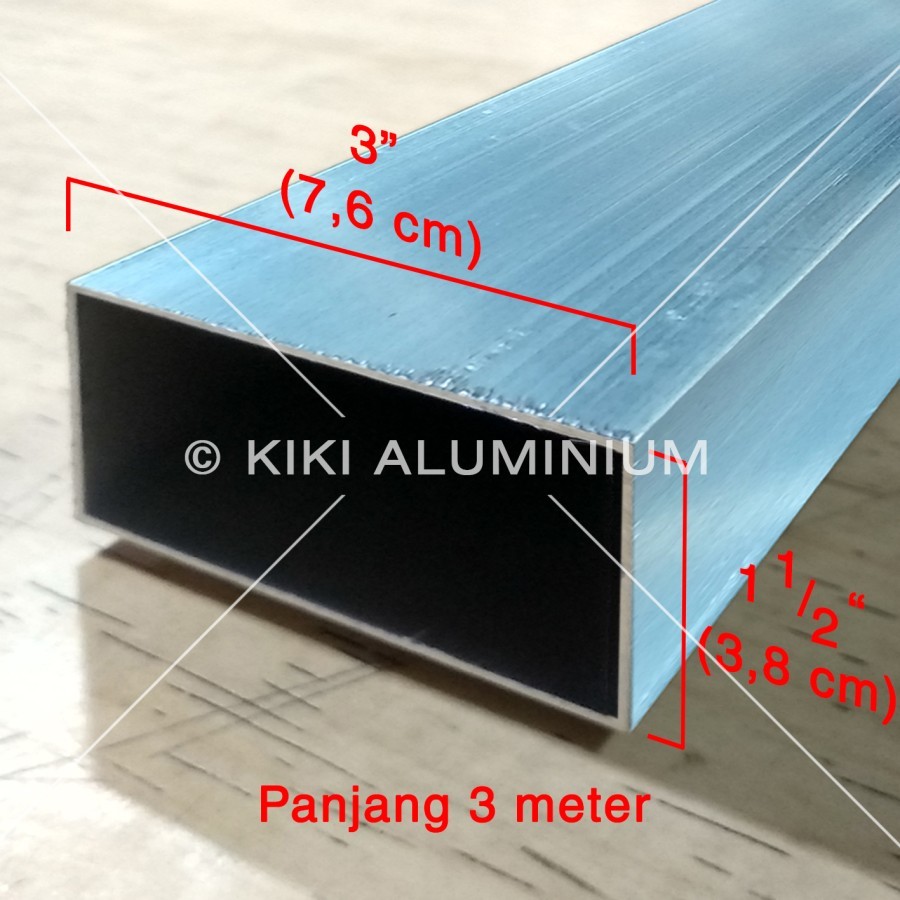 Jual Hollow Kotak Aluminium untuk Jidar Plesteran / Acian - Beda Sisi ...