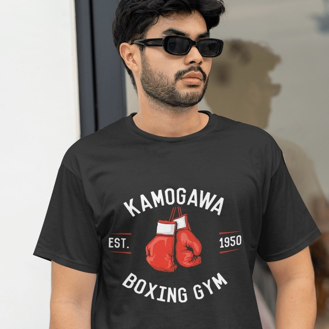 Jual Kaos Kamogawa Boxing Baju T shirt Cowok Cewek Kamogawa Gym Distro ...