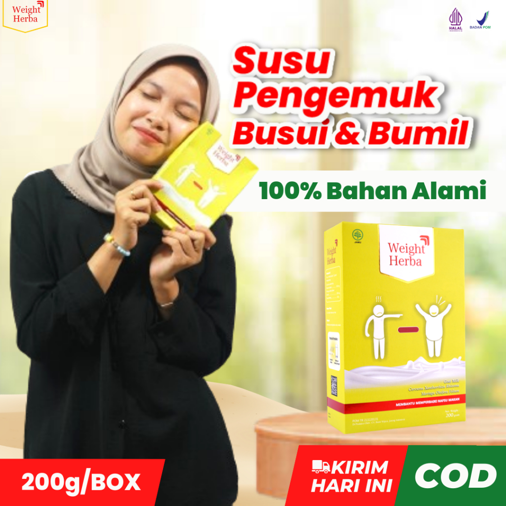 Jual [Bisa COD] Susu Weight Herba - Nutrisi Multivitamin Susu Kambing ...
