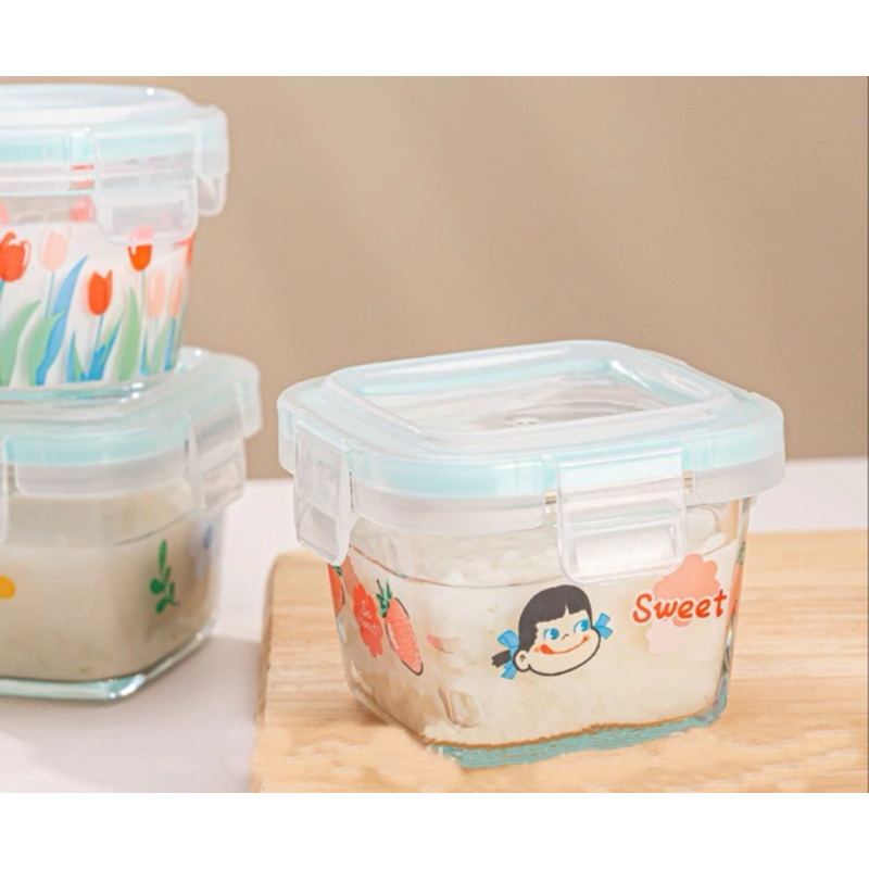 Jual Glass Food Container | Mangkok kaca dengan tutup Korean Syle ...