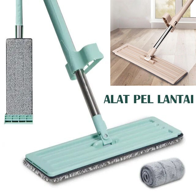 Jual Alat Pel Lantai Ultra Mop Flat Pembersih Lantai Tarik Handle Free ...