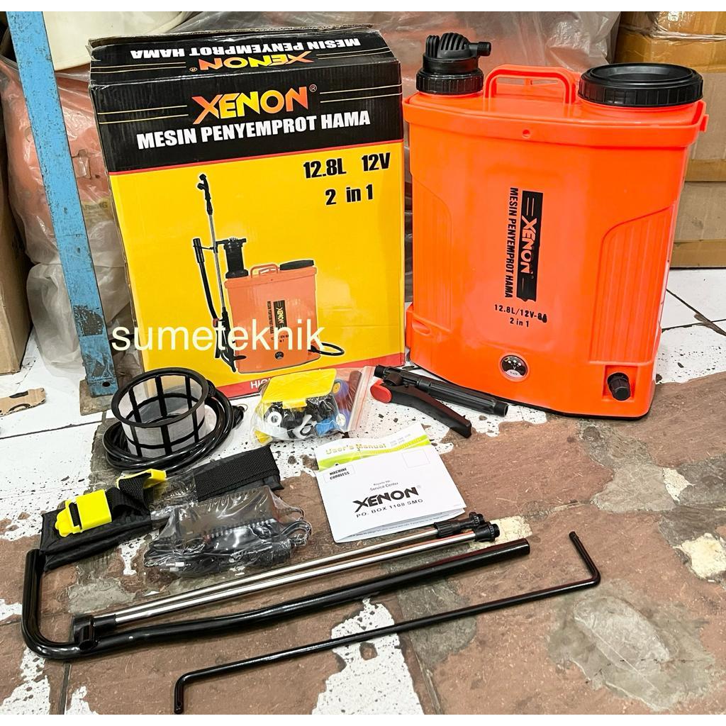 Jual Tangki Semprot Elektrik 2in1 Xenon Sprayer Elektrik 12,8L 2 Fungsi Tangki Semprot Elektrik ...