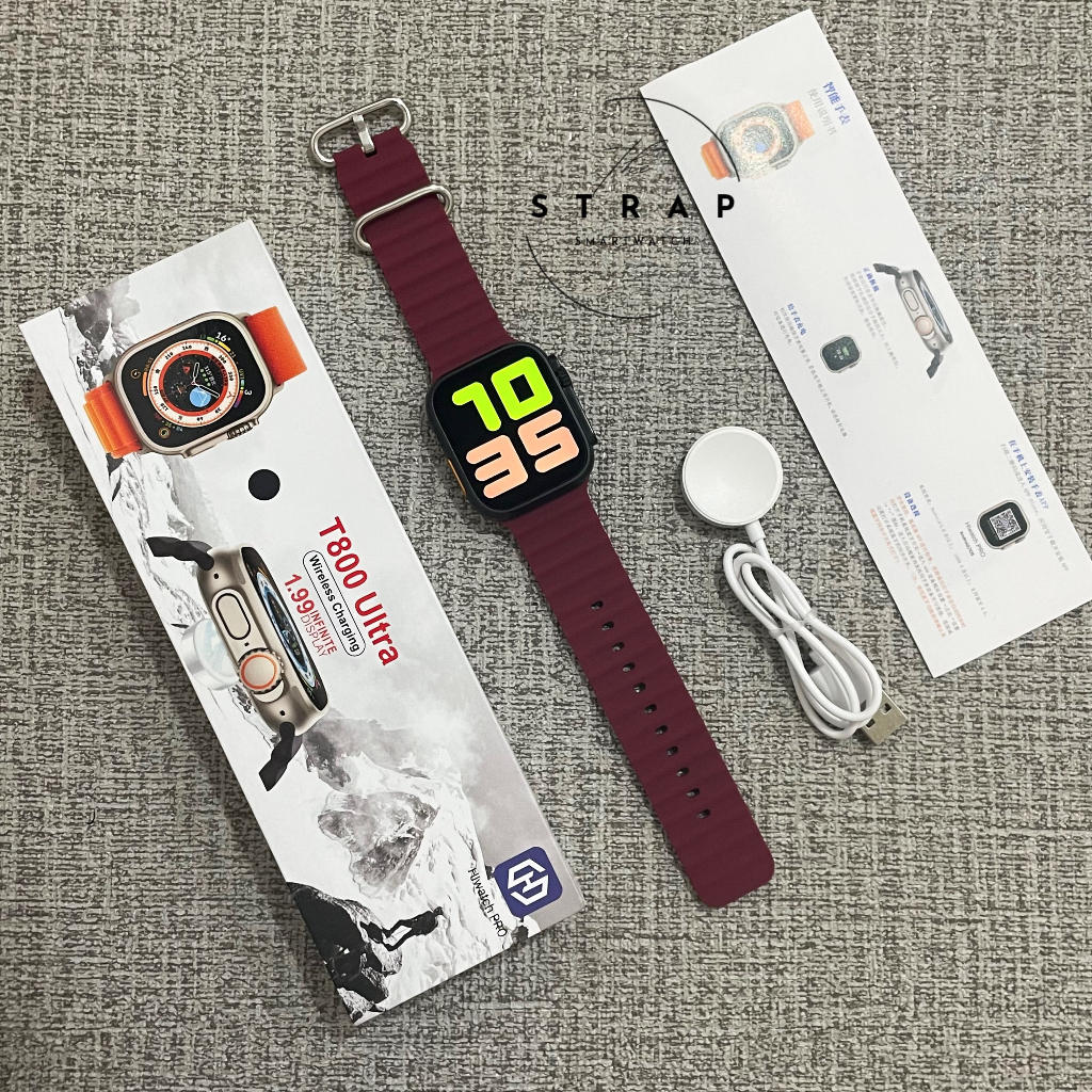 Jual Smartwatch T800 ultra Original 100% / T800 Smartwatch / Jam ...