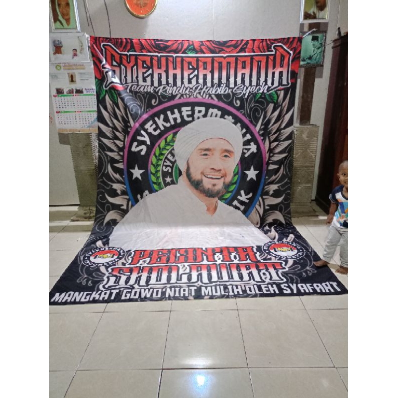 Jual BENDERA SYEKHER MANIA ukuran 4x2 meter | Shopee Indonesia