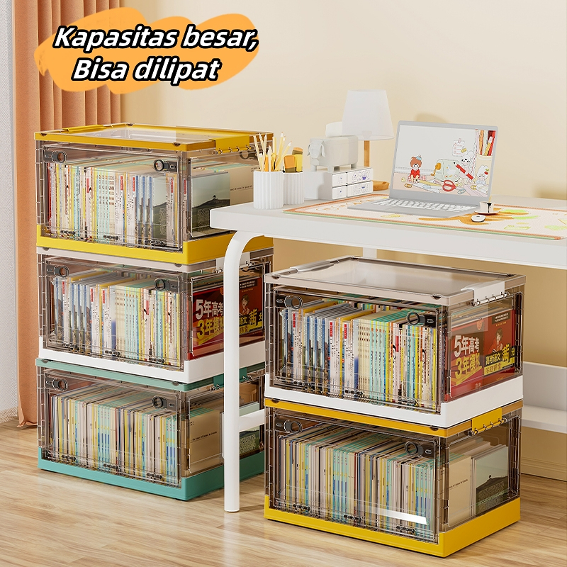 Jual Transparan Lipat kotak penyimpanan Buku Magazine Organizer ...