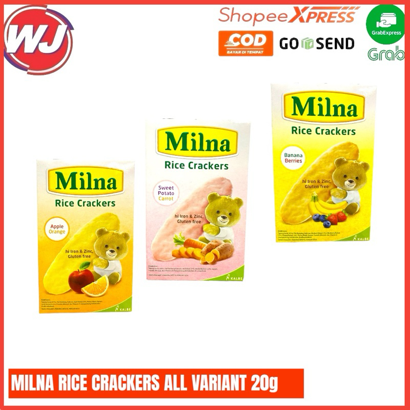 Jual MILNA RICE CRACKERS ALL VARIANT | Shopee Indonesia