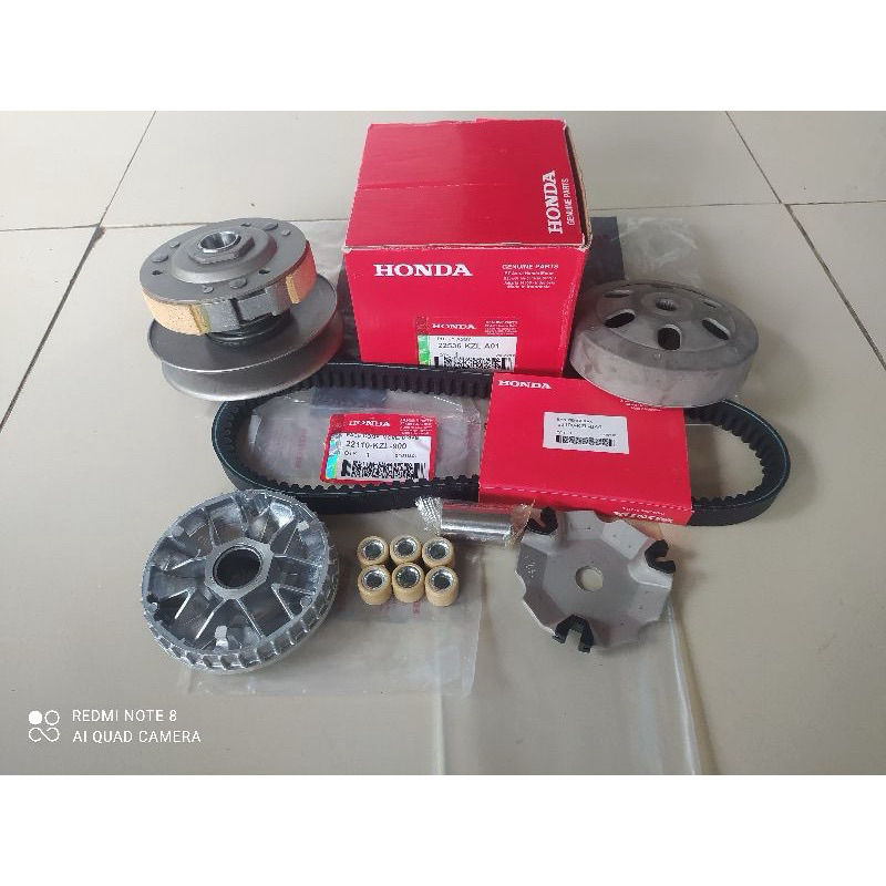 Jual PAKET CVT FULL SET VANBELT + RUMAH ROLLER SET + PULLEY SET HONDA ...