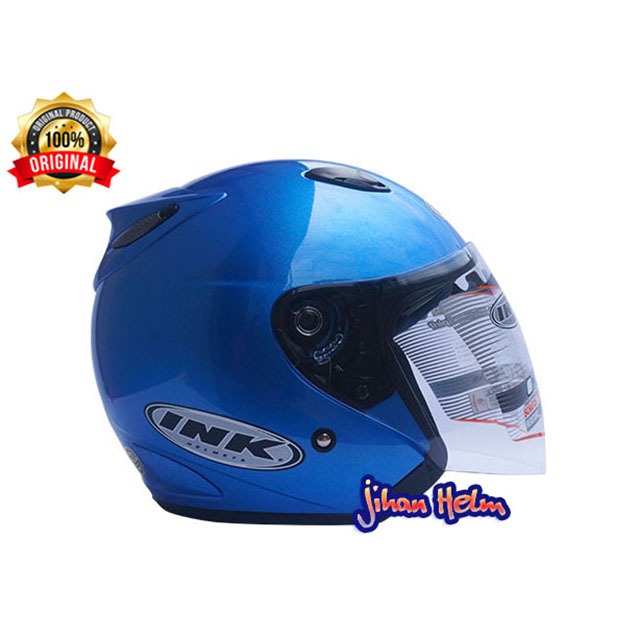 Jual HELM INK / HELM INK CENTRO JET ALL GREY ORIGINAL HALF FACE TERBARU ...