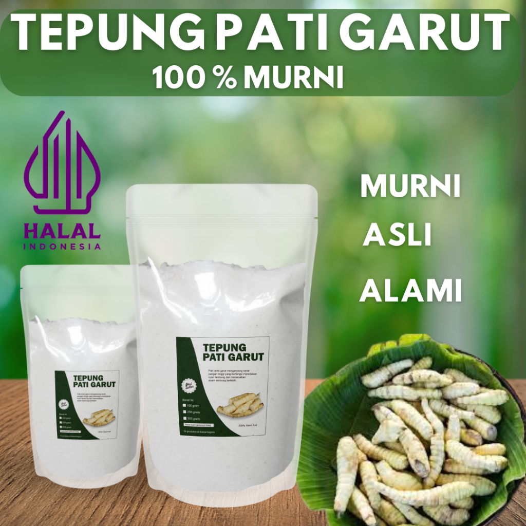 Jual Tepung Pati Garut 1 Kg Asli Pati Irut Pati Angkrik Original ...
