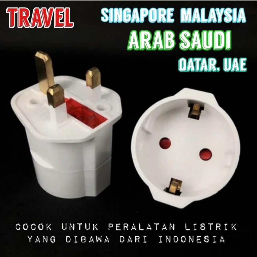 Jual AEBRAND Adaptor Travel Singapore Arab Saudi Malaysia Maccau ...