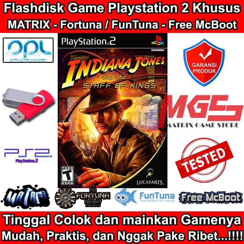 Jual Flashdisk Game PS2 PS 2 Indiana Jones and the Staff of Kings ...