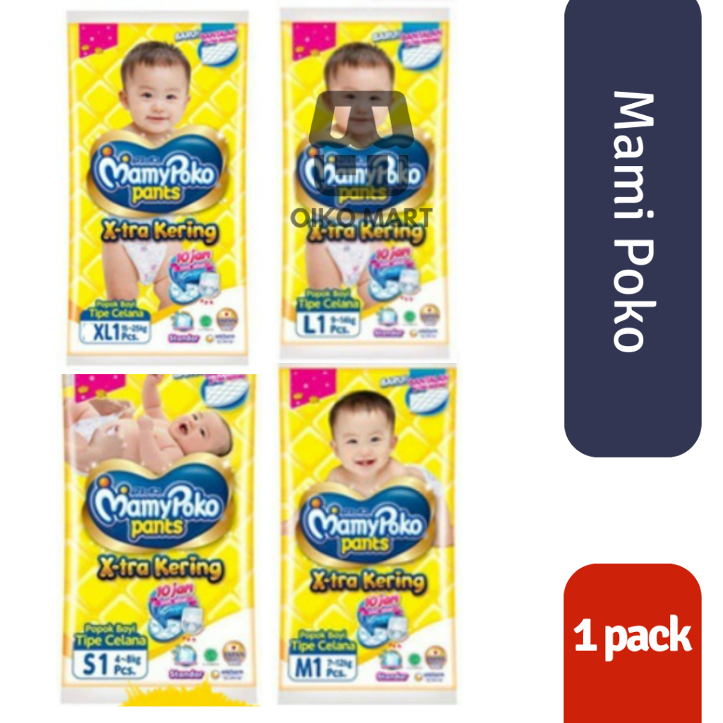 Jual Promo Popok Murah . Mamy Poko Popok Renceng / Renteng Sachet Mamy ...