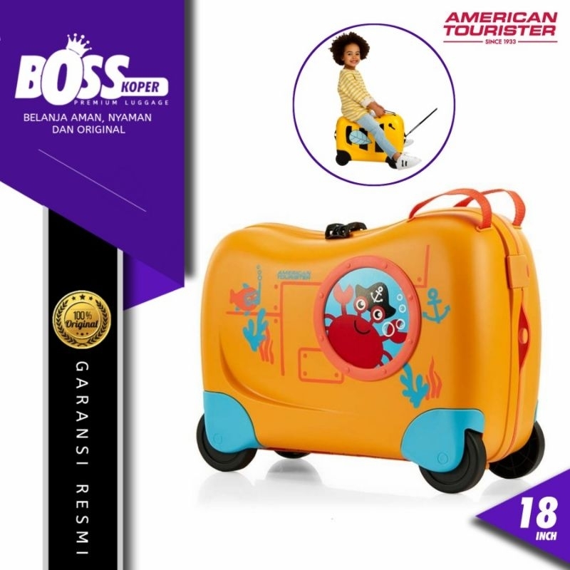 Jual Koper Anak Duduk AMERICAN TOURISTER Koper Tunggang Original ...