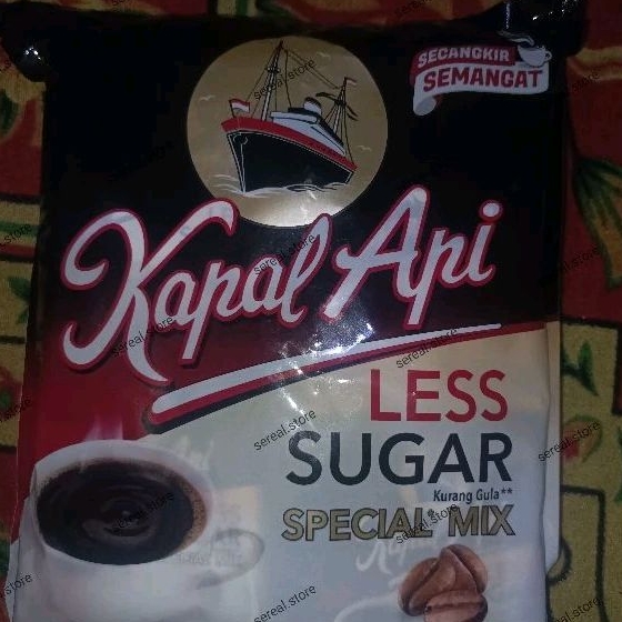 Jual Kopi Kapal Api Less Sugar 20 saschet | Shopee Indonesia