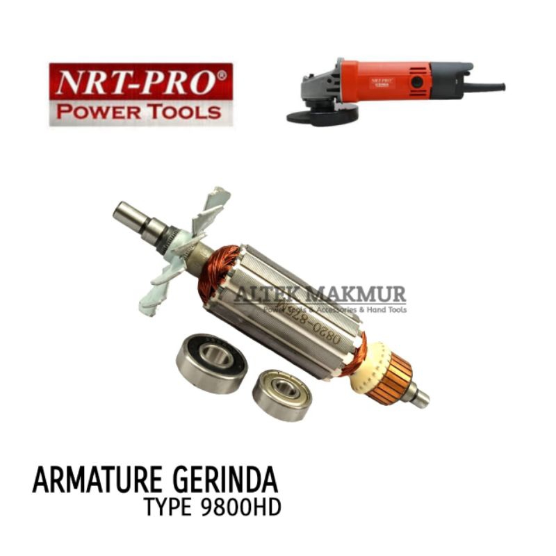 Jual Sparepart Armature Mesin Disc Gerinda NRT-PRO 9800HD / Angker ...