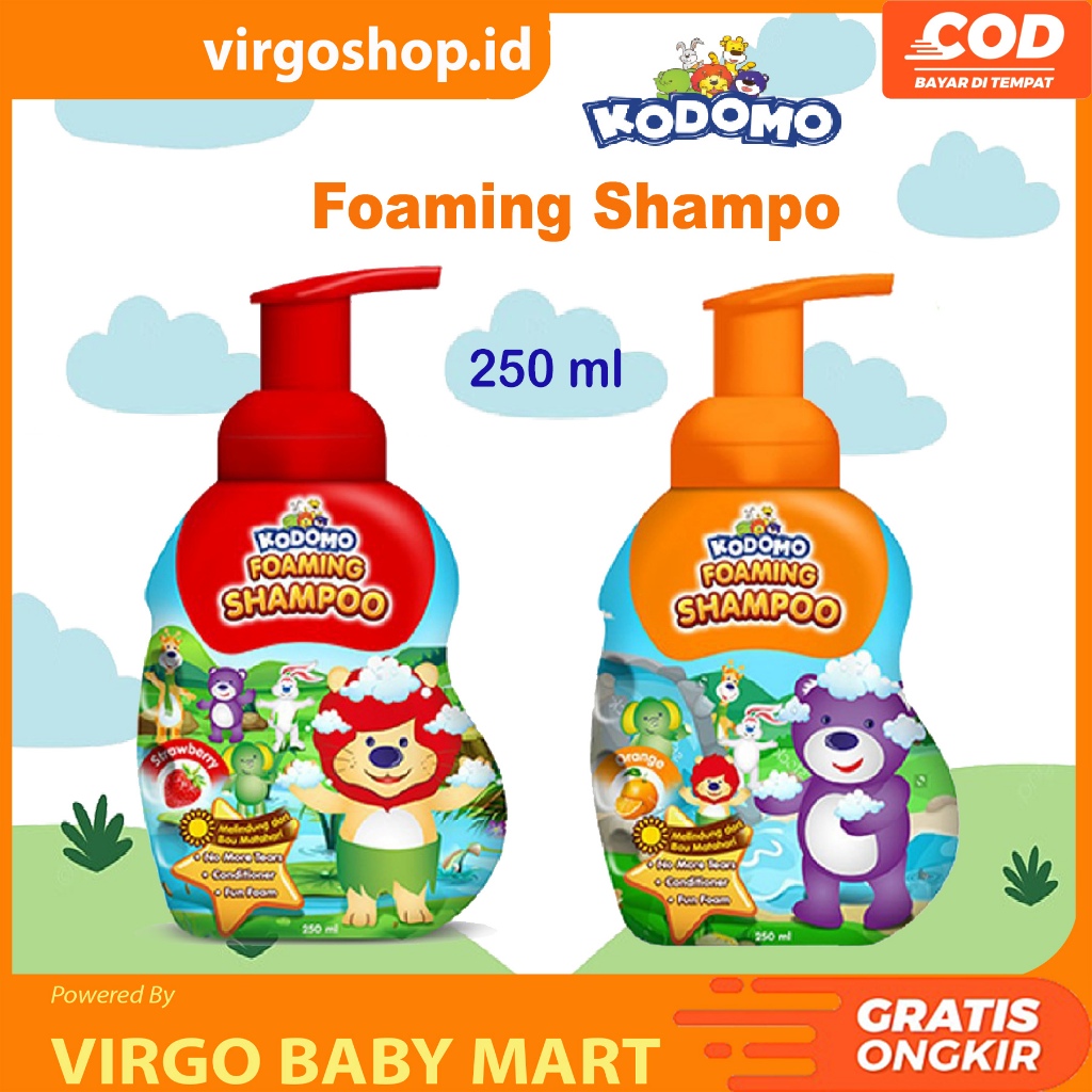 Jual KODOMO Foaming Shampoo Botol 250ml Sampo Anak | Shopee Indonesia