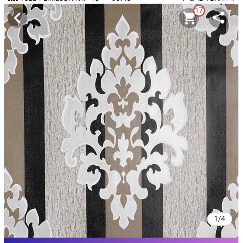 Jual Wallsticker / wallpaper / sticker dinding motif batik wayang ...