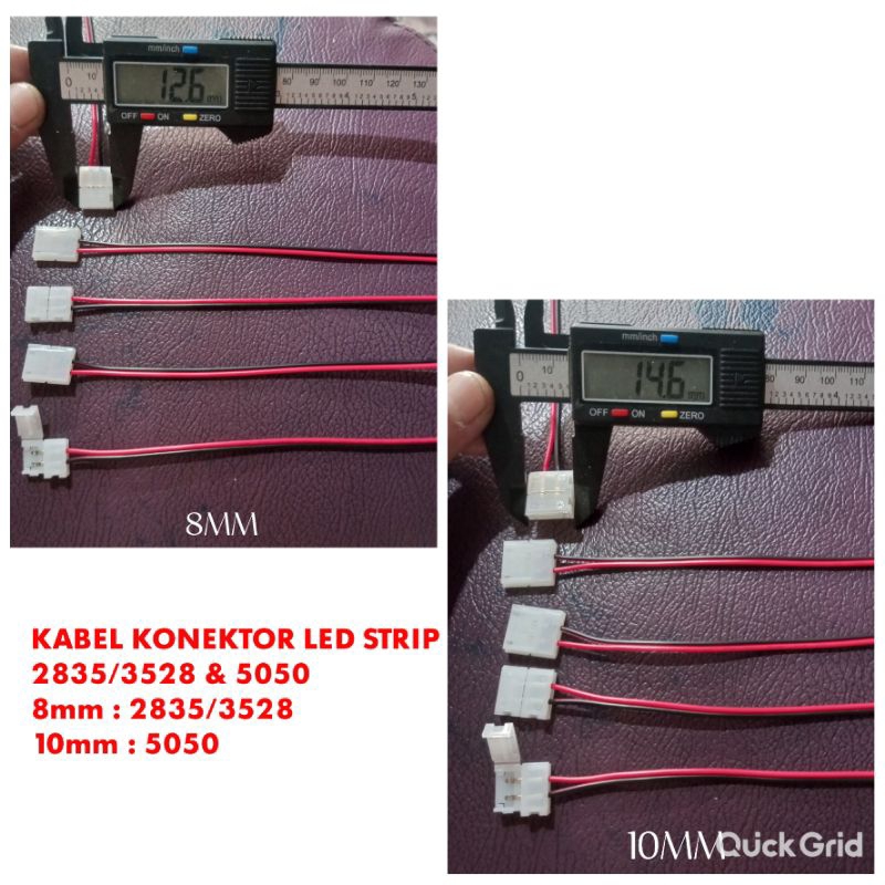 Jual Kabel Konektor LED Strip 2Pin 2835/3528/5050 Sambungan LED Strip ...