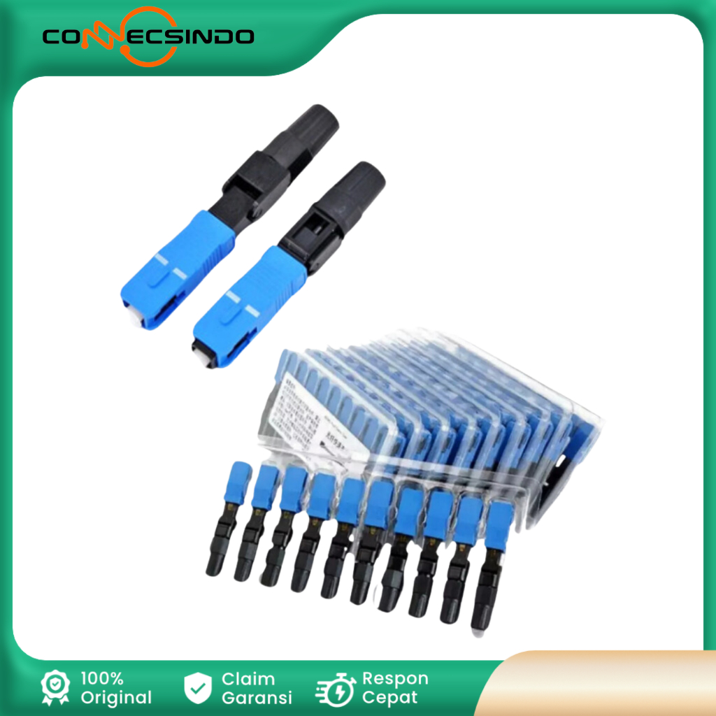 Jual Konektor Kabel Fiber Optik SC Fast Connector 10 Pcs | Shopee Indonesia