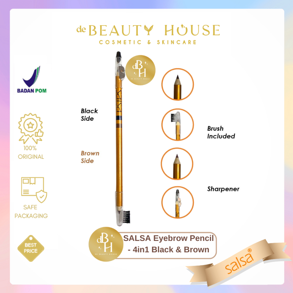Jual SALSA Pensil Alis 4in1 Eyebrow Guru | Shopee Indonesia