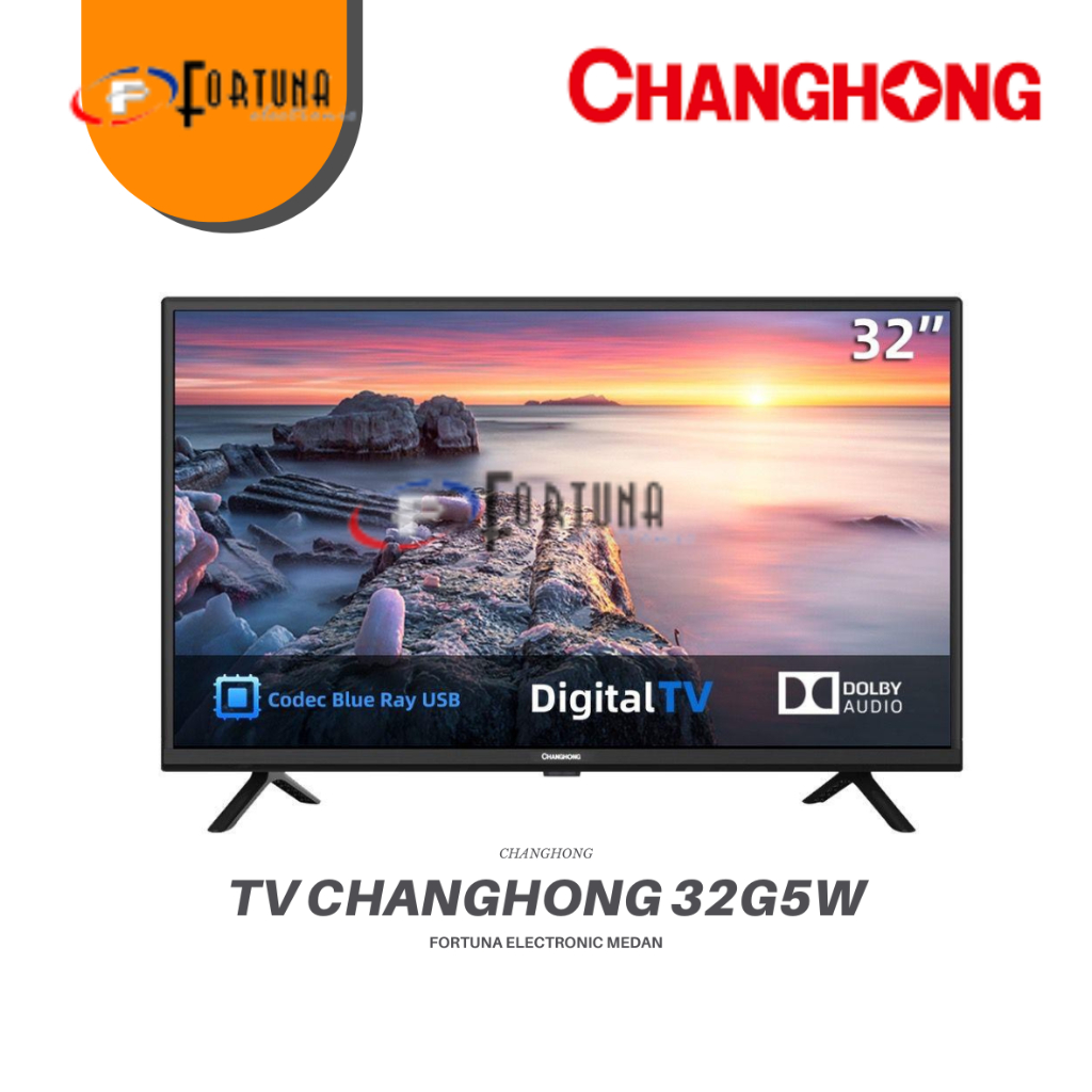 Jual CHANGHONG 32G5W LED DIGITAL TV 32 INCH HD TV-HDMI-USB KHUSUS MEDAN | Shopee Indonesia