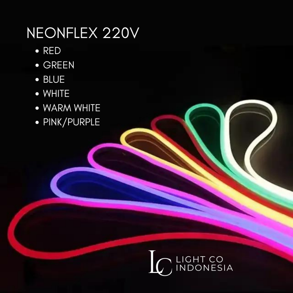 Jual [ LIGHTCO INDONESIA ] LED NEON FLEX 220v / lampu neon sign / neon ...