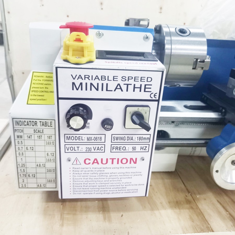 Jual Mesin Bubut Kayu 550w Brushless Mini Lathe Bench Wood Metalworking ...