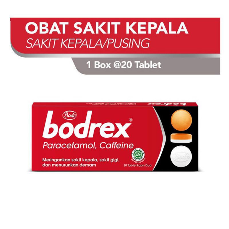 Jual Bodrex 1 Box Isi 20 Tablet | Shopee Indonesia
