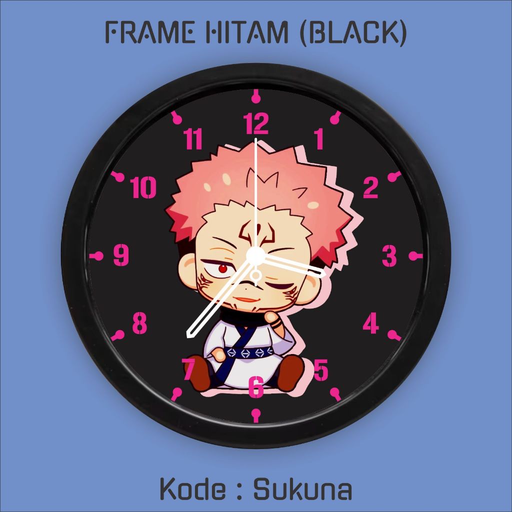 Jual Jam Dinding jujutsu kaisen, Gojo satoru , Inumaki (Bahan Kaca Mohon tambahkan Bublewrap ...