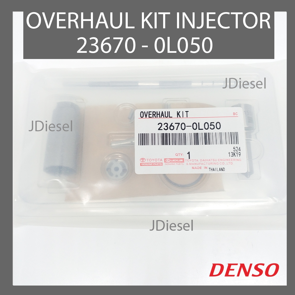 Jual Denso - Common Rail Overhaul Kit Fuel Injector Toyota Hilux 3000cc ...